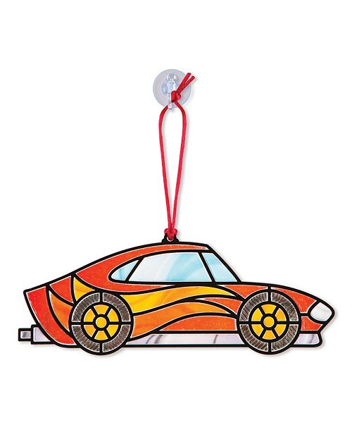 Melissa and Doug Stained Glass Made Easy - Race Cars Ornaments ...