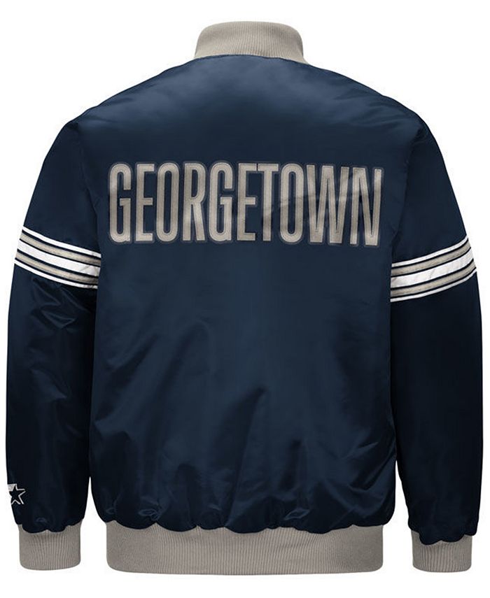 G-III Sports Men's Georgetown Hoyas Draft Pick Varsity Satin Jacket ...