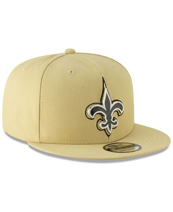 New Era New Orleans Saints Metal Thread 9FIFTY Snapback Cap - Macy's