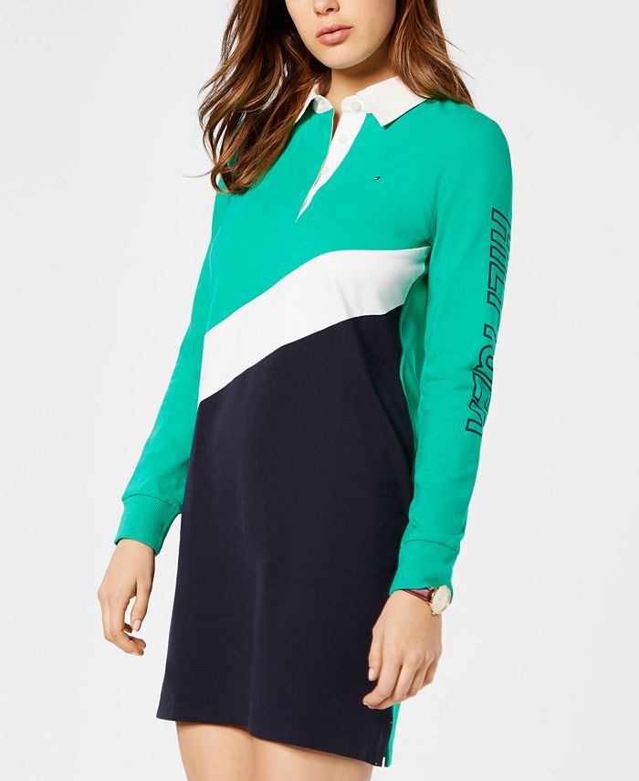 Tommy Hilfiger Striped Rugby Dress, Created for Macy's - Macy's