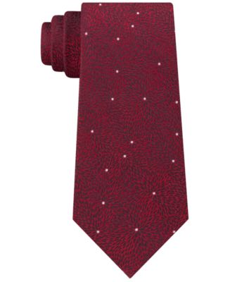 Calvin Klein Men's Pinwheel Slim Abstract Silk Tie - Macy's