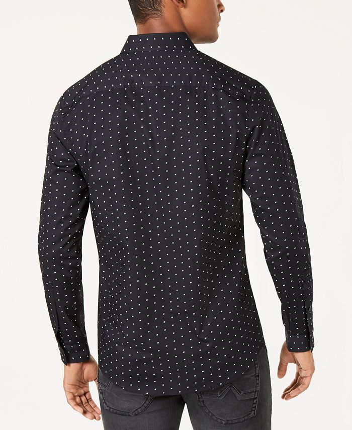 INC International Concepts I.N.C. Men's Slim-Fit Stretch Dot-Print ...