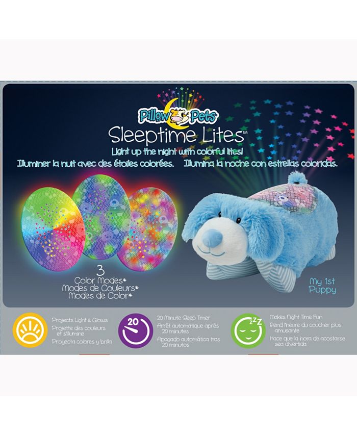 Pillow Pets My First Puppy Sleeptime Lite - Macy's