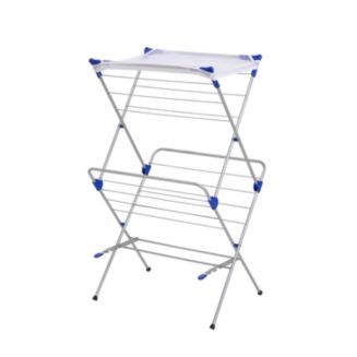 Honey Can Do 2-Tier Folding Drying Rack with Mesh Top - Macy's
