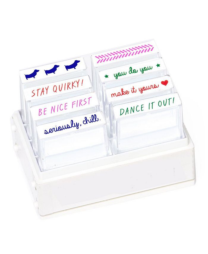 Mara-Mi Self-Inking Mini Stamp Set - Macy's