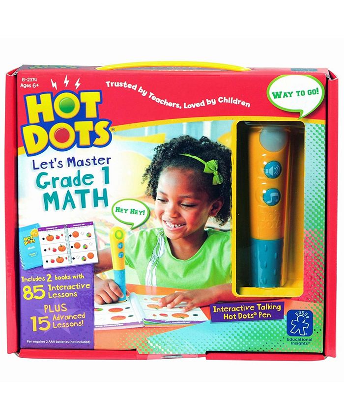 Learning Resources Educational Insights Hot Dots Let's Master Grade 1 ...