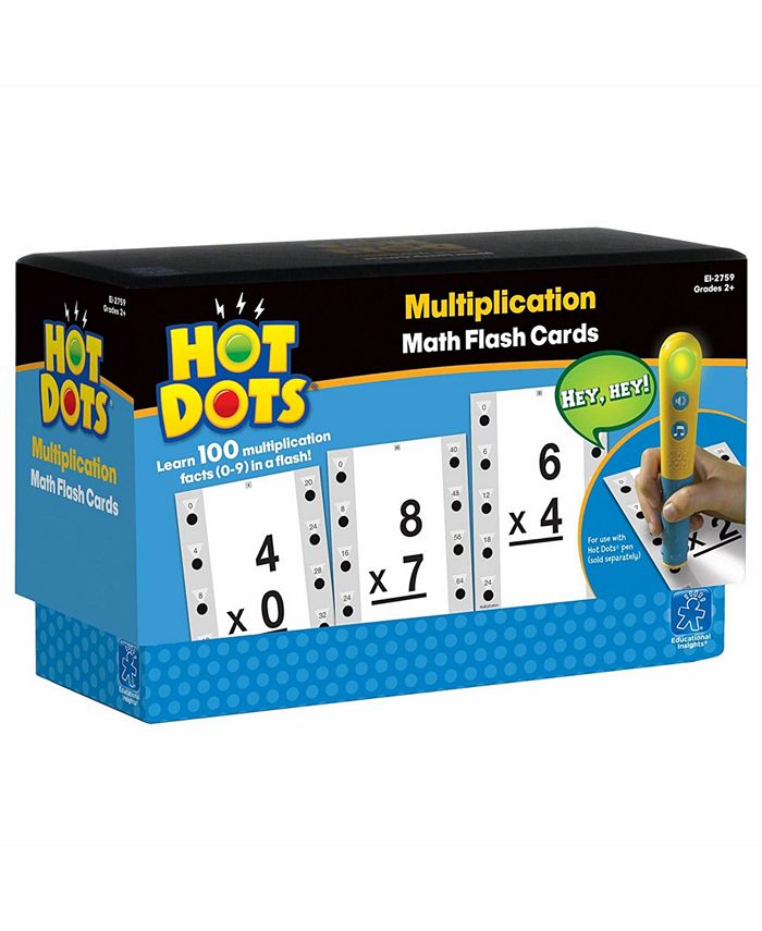 Learning Resources Educational Insights Hot Dots Math Flash Cards ...