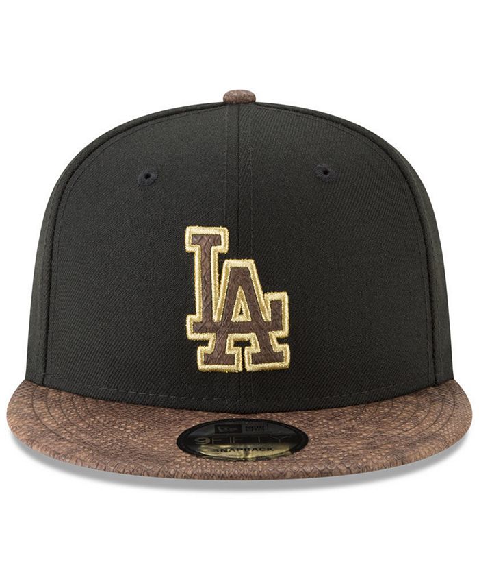 New Era Los Angeles Dodgers Gold Snake 9FIFTY Snapback Cap - Macy's