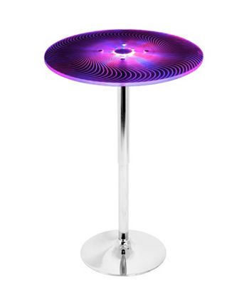 Lumisource Spyra Light Up Adjustable Bar Table - Macy's