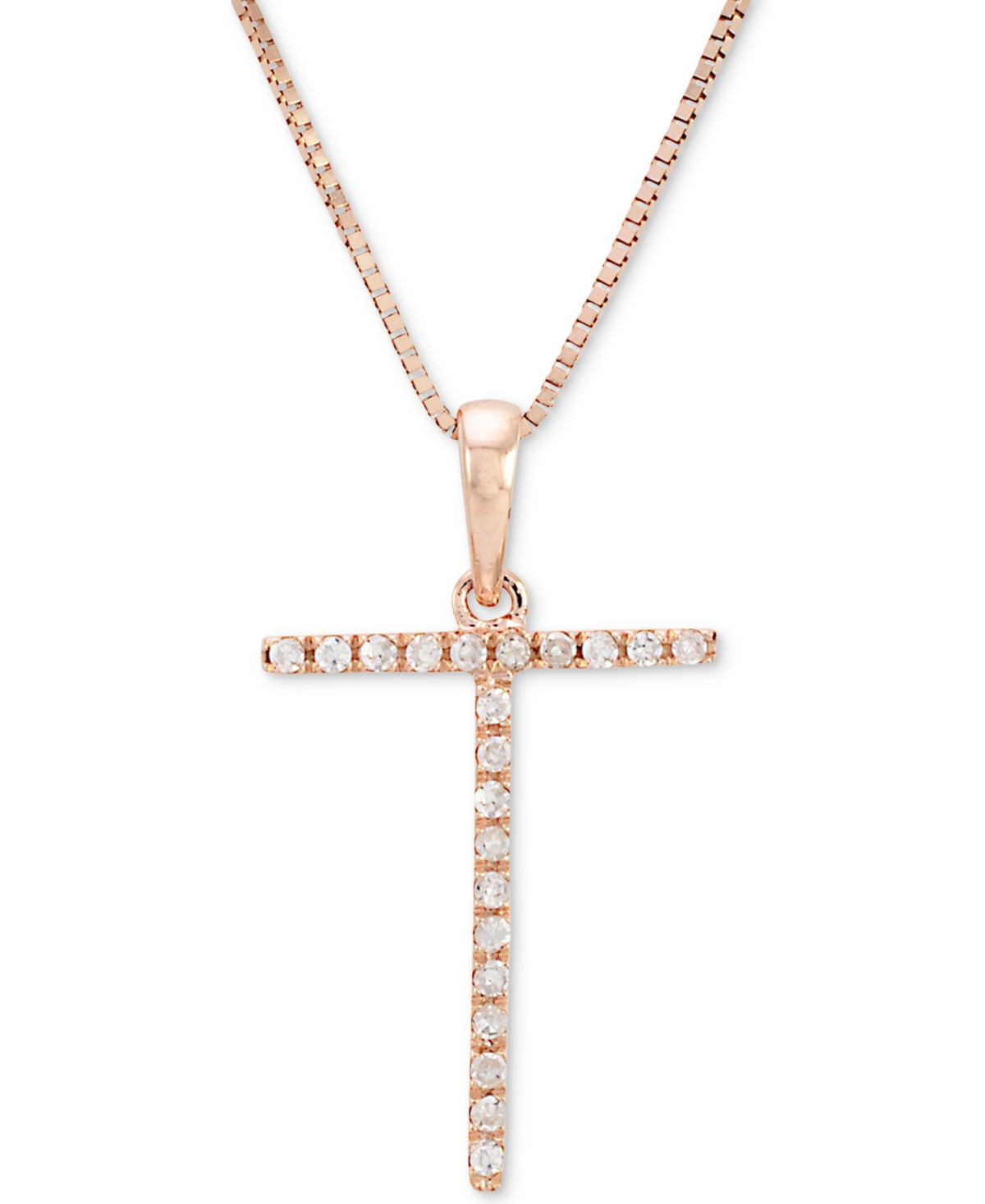 Click here for Diamond (1/10 ct. t.w.) Initial Pendant Necklace i... prices