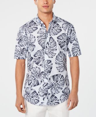 Club Room Men's Madison Palm Graphic Shirt, Created for Macy's - Macy's