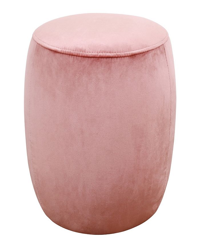 Tov Furniture Willow Blush Velvet Ottoman Macys