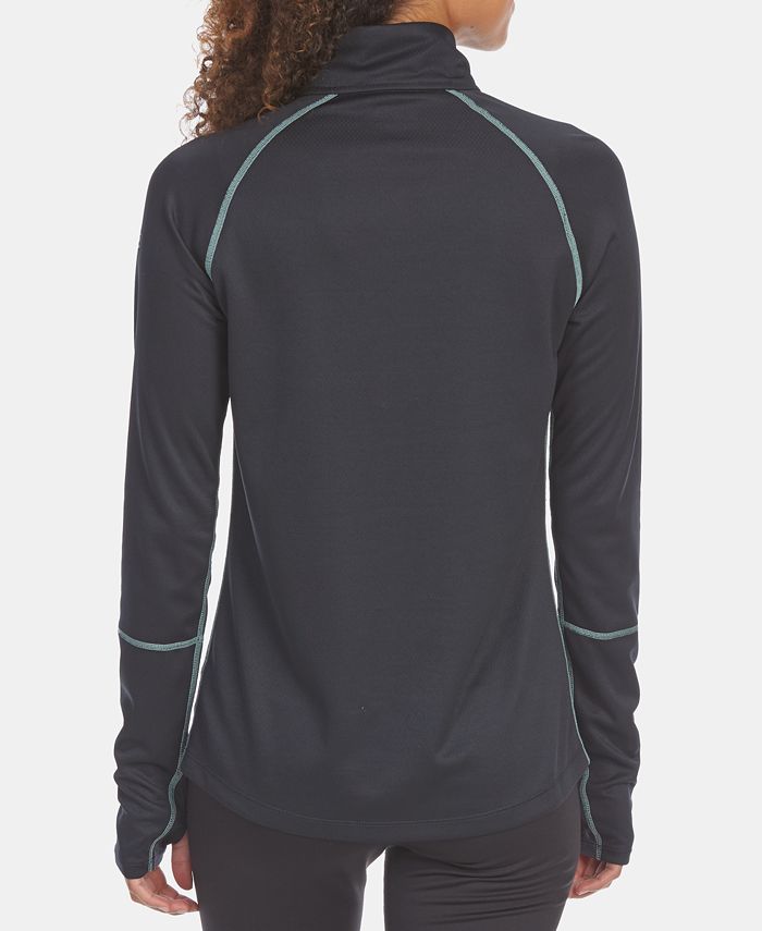 Macy's EMS® Women's Techwick Midweight 1/4-Zip Base Layer Top - Macy's