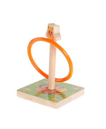 Trademark Global Kids Zoo Animal Ring Toss Game Set By Hey Play - Macy's