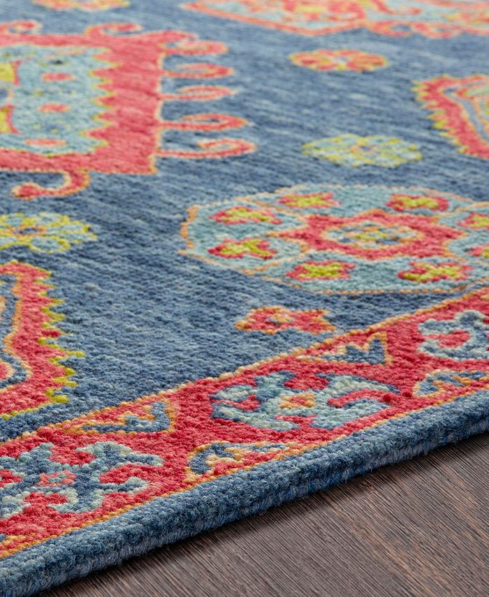 Surya Bonifate BFT-1005 Denim 18" Square Swatch - Macy's