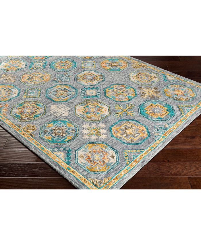 Surya Bonifate BFT-1008 Teal 8' x 10' Area Rug - Macy's