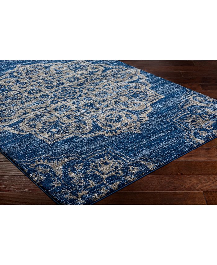 Surya Baylee BYL-1029 Dark Blue 7'10" x 10'10" Area Rug - Macy's