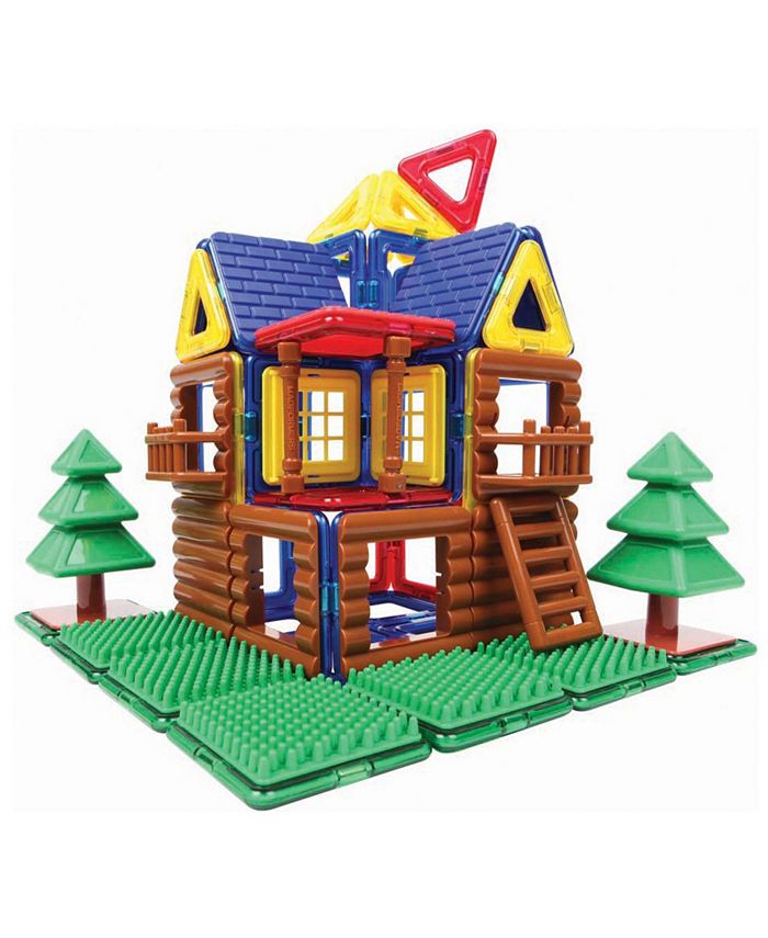 Magformers Log House Set - 87 Piece - Macy's