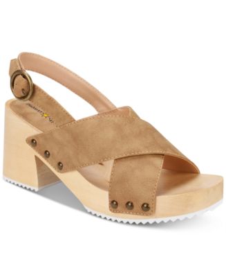 Seven Dials Marina Block-Heel Sandals - Macy's