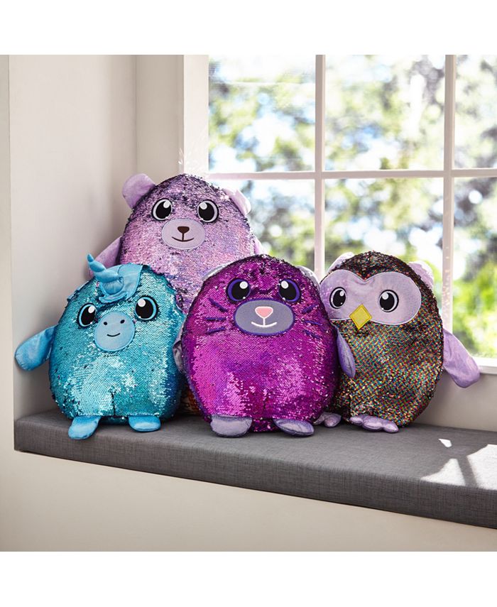 Ben Franklin Toys Shimmeez Large Size Benji Bear, Sequin Plush Stuffed ...