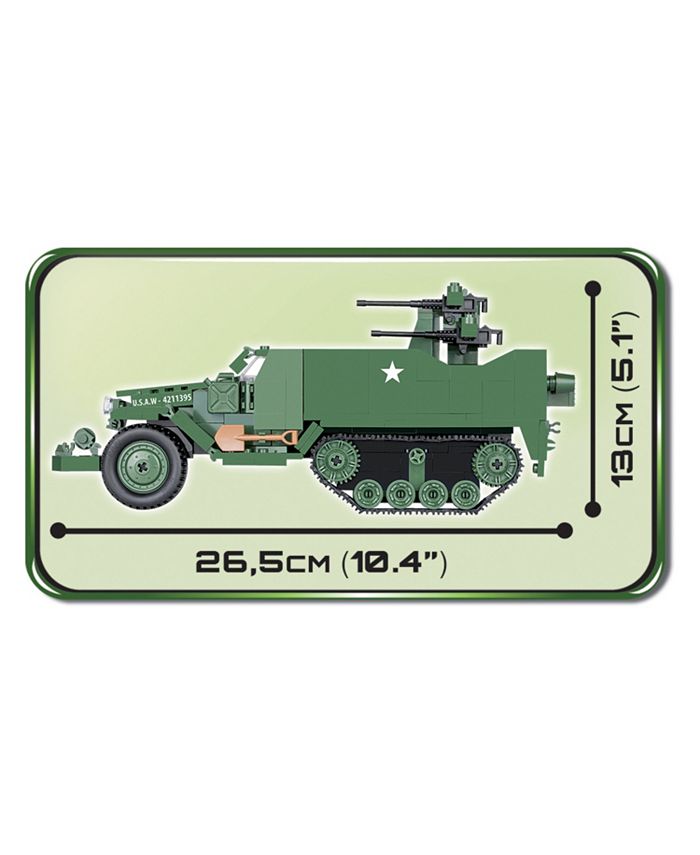 COBI Small Army World War II M16 Half Truck 500 Piece Construction ...