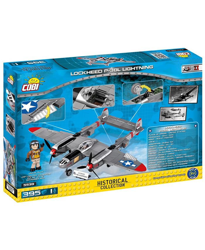 COBI Small Army World War II Lockheed P38 Lightning Airplane 395 Piece ...