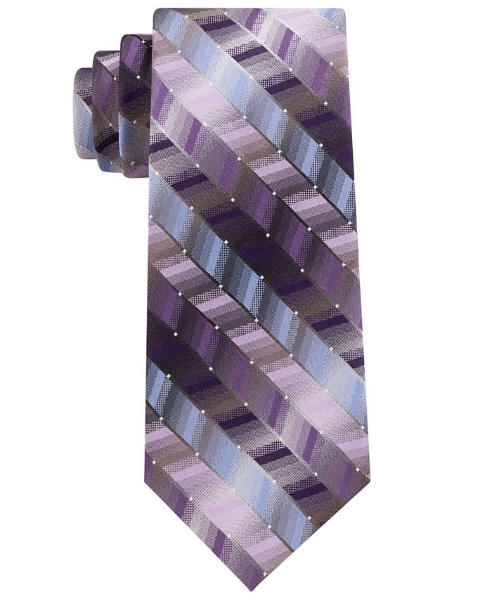Van Heusen Men's Hawk Geometric Tie - Macy's