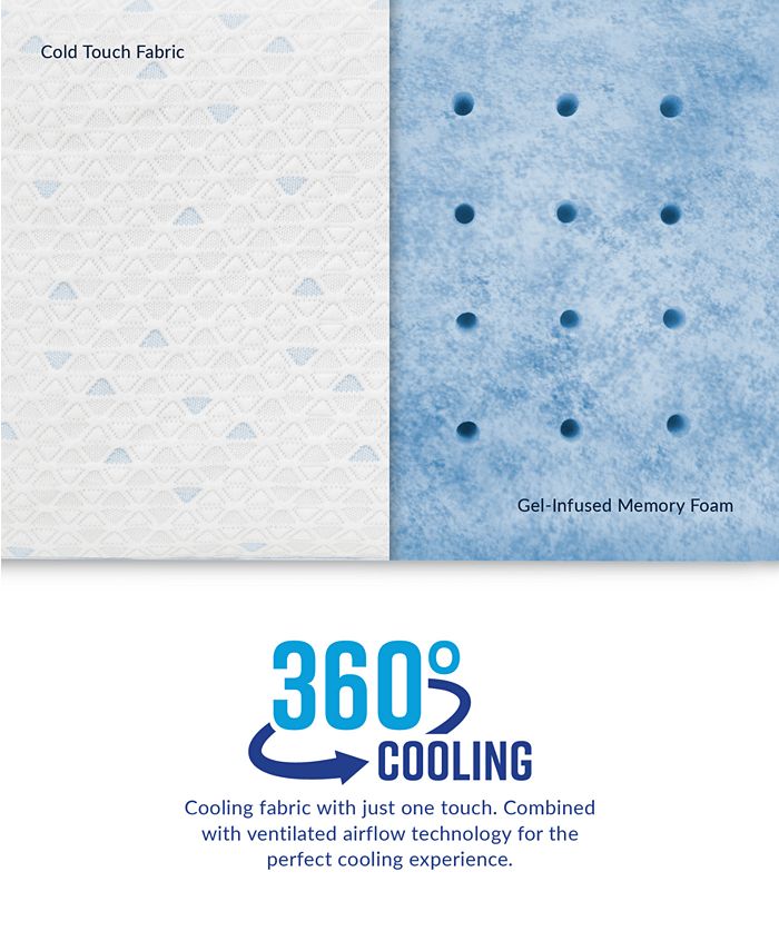 SensorGel Cold Touch Gusseted Gel-Infused Memory Foam Pillow - King ...