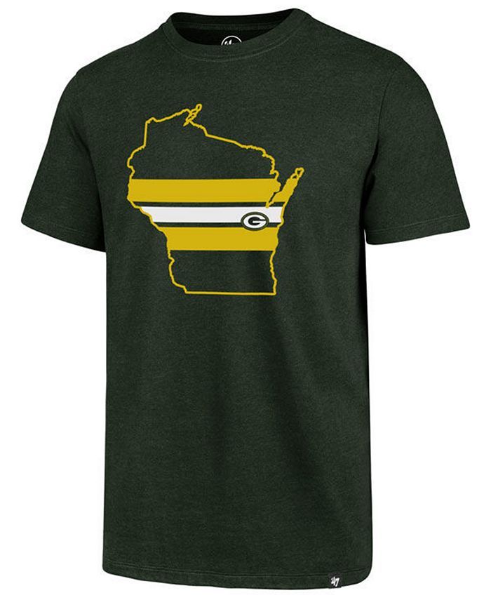 '47 Brand Men's Green Bay Packers Regional Slogan Club T-Shirt - Macy's