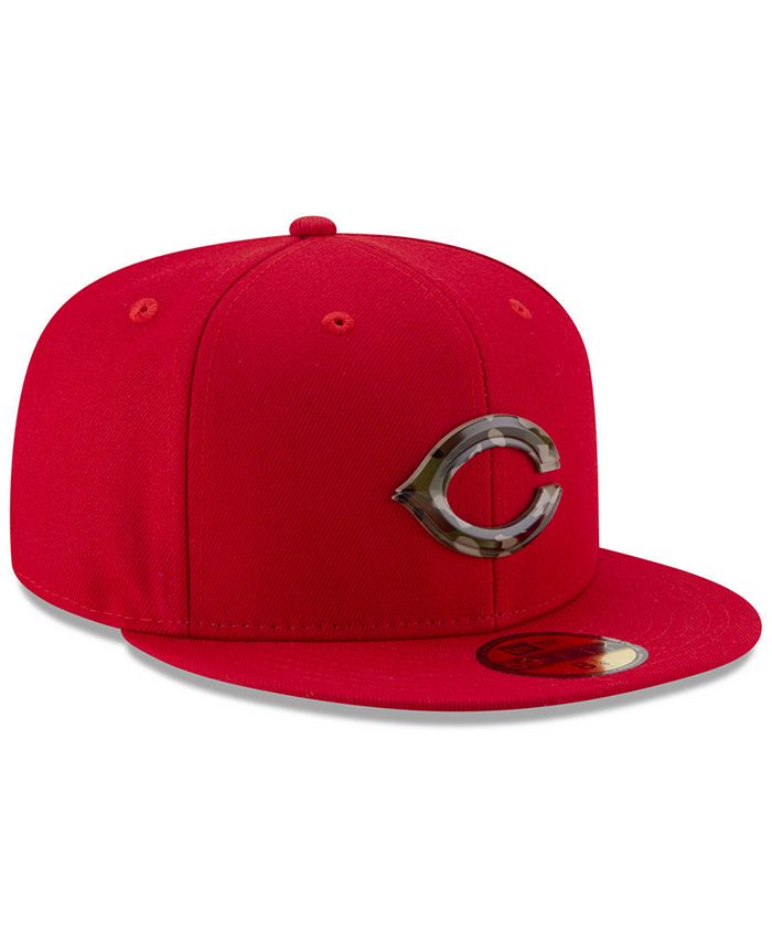 New Era Cincinnati Reds Camo Capped 59FIFTY-FITTED Cap - Macy's