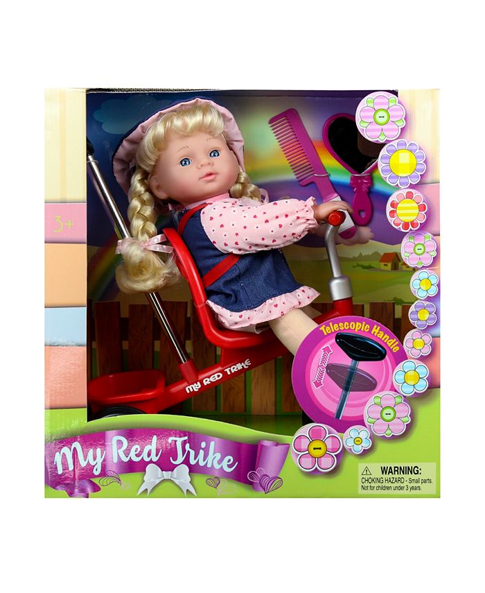 Kid Concepts 12" Baby Doll with Trike - Macy's