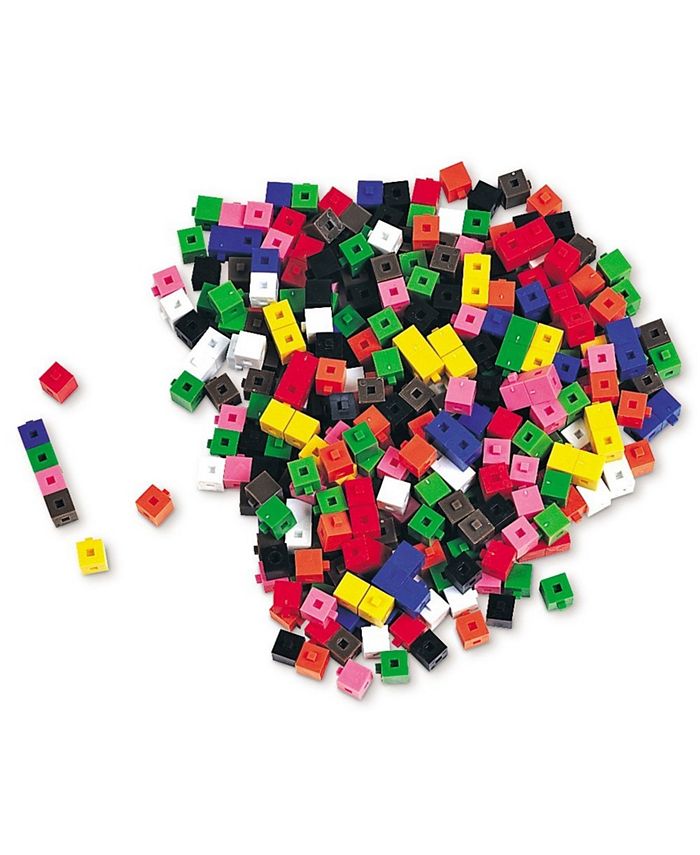 Learning Resources 1 cm Interlocking Unit Cubes - Set of 1000 - Macy's