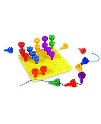 Learning Resources Rainbow Peg Play Activity Set - Macy's