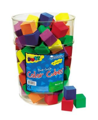 Learning Resources Hands-On Soft One Inch Color Cubes-102 Pieces - Macy's