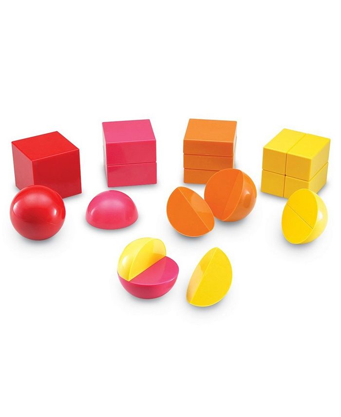 Learning Resources Magnetic 3D Fraction Shapes - Macy's