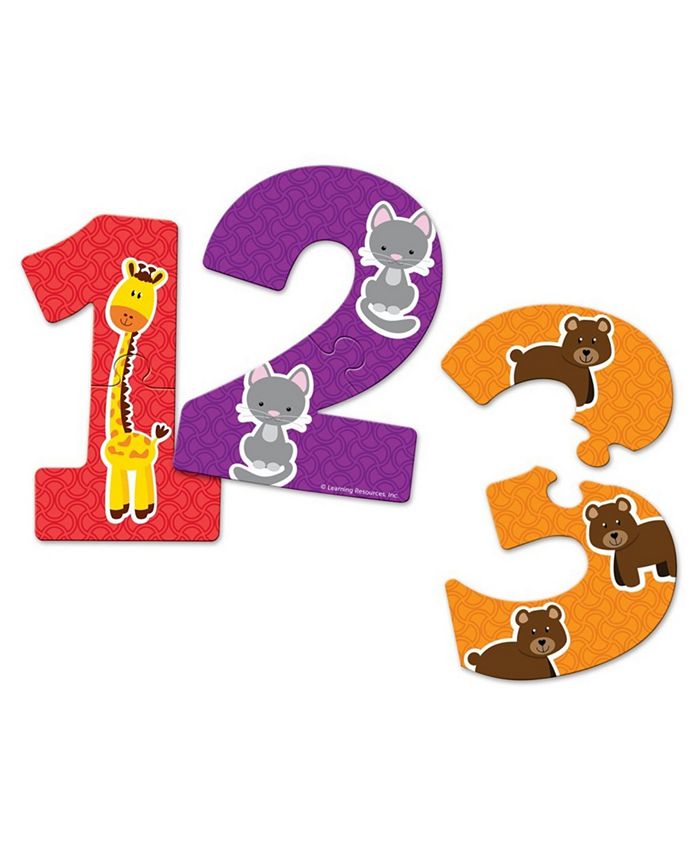Learning Resources Number Puzzle Cards 40 Pieces - Macy's