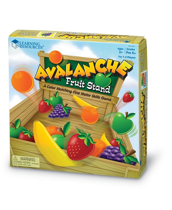 Learning Resources Avalanche Fruit Stand Game - Macy's