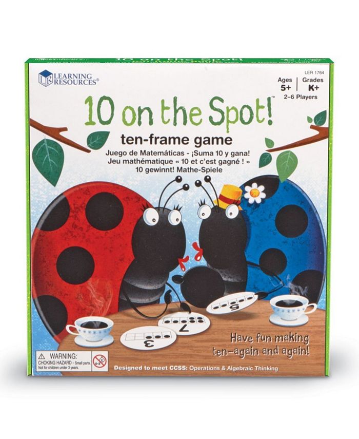 Learning Resources 10 On The Spot Ten Frame Game - Macy's