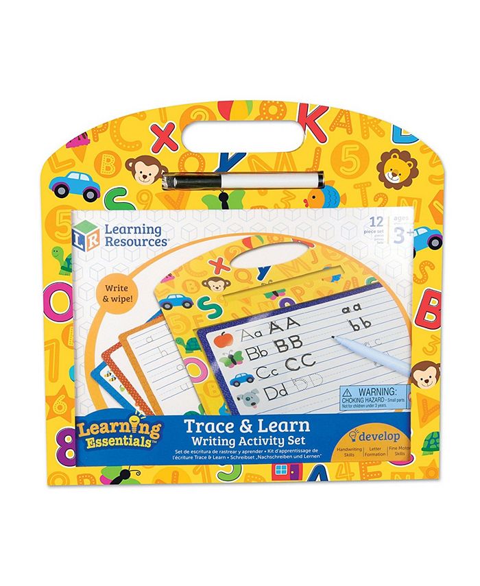 Learning Resources Trace and Learn Writing Activity Set 12 Pieces - Macy's