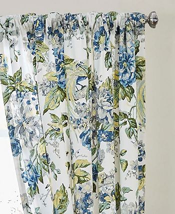 Waverly Floral Engagement Floral Window Drapery Pair - Macy's