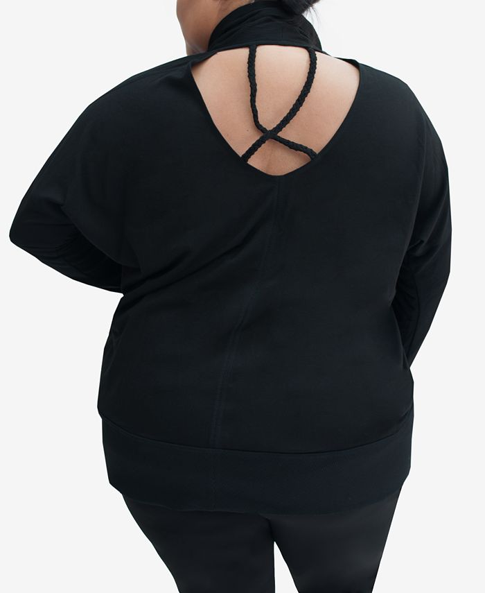 Yogatech Harmony Criss Cross Plus Yoga Cardigan - Macy's