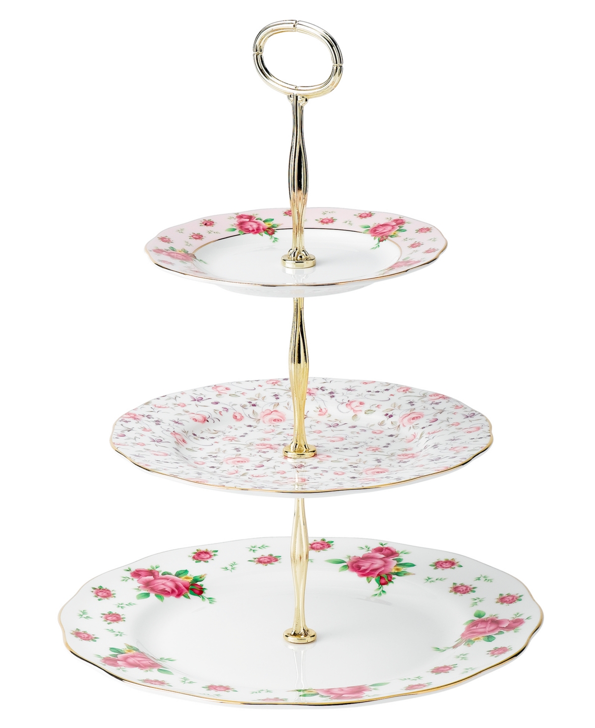 Click here for Royal Albert Old Country Roses White Vintage 3 Tie... prices