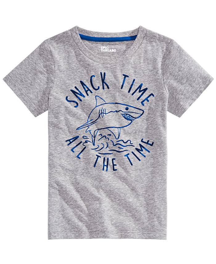Epic Threads Toddler Boys Snack Time Graphic T-Shirt, Created for Macy ...
