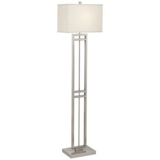 Pacific Coast Brushed Steel Rectangle Floor Lamp - Macy's