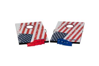 VIVA SOL Triumph Patriotic Bean Bag Toss Set Includes 2 Boards and 8 ...