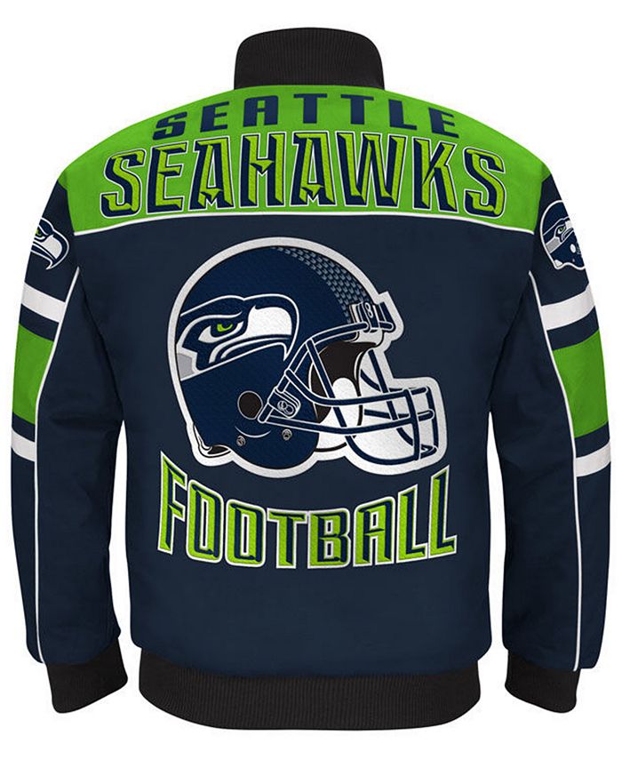 G-III Sports Men's Seattle Seahawks Blitz Front Zip Jacket - Macy's
