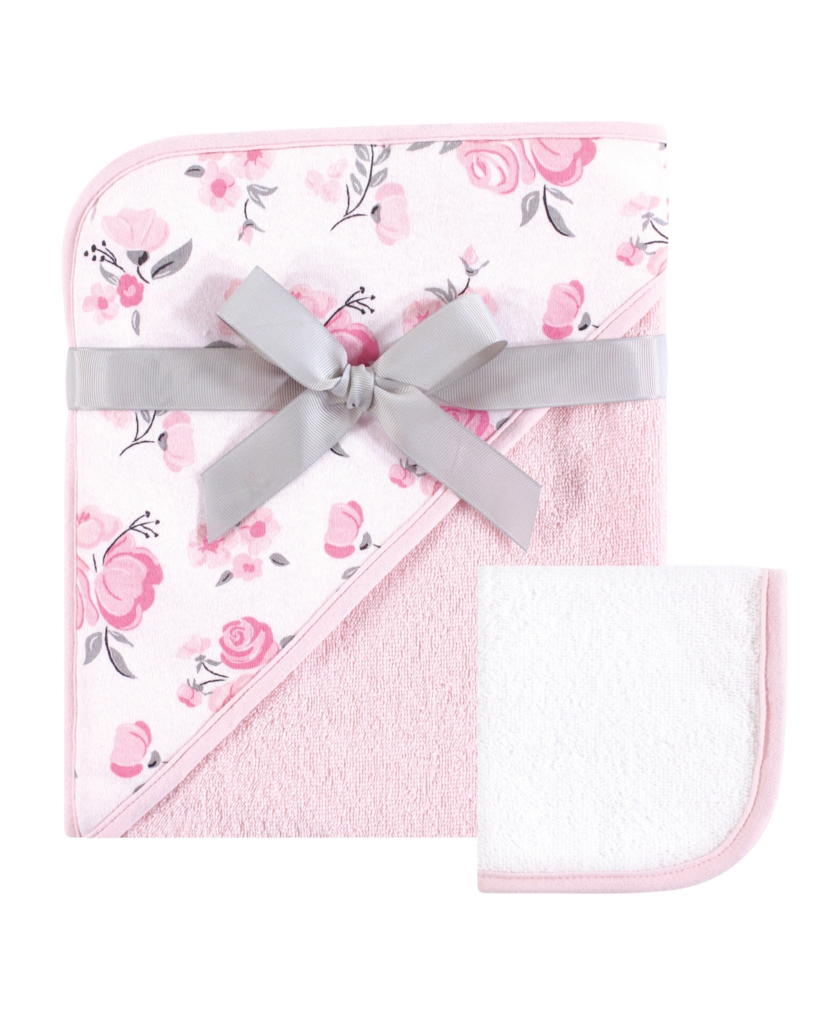 Click here for Hudson Baby Girls Cotton Hooded Towel and Washclot... prices