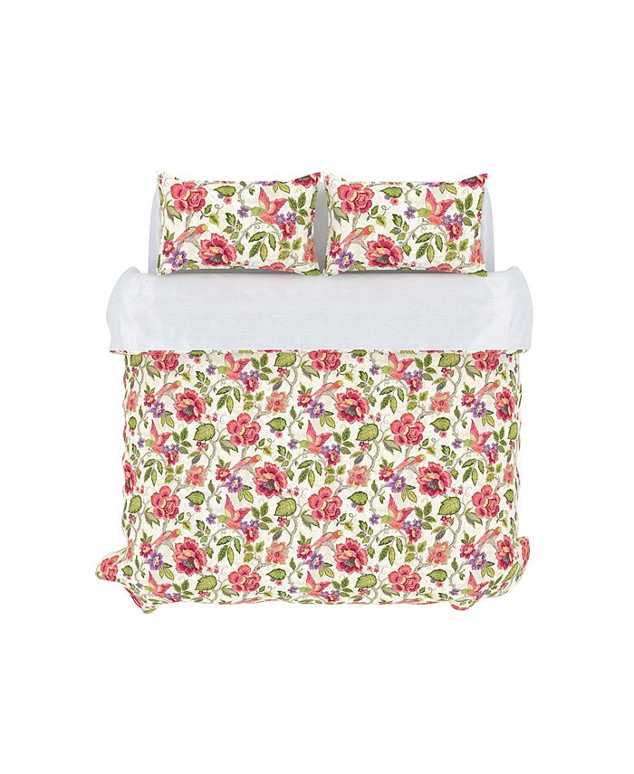 Colorfly Tess Duvet Cover Set, Full/Queen, Orchid - Macy's