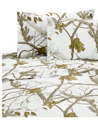 Realtree AP Snow Twin Sheet Set - Macy's
