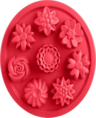 Trudeau 9" Structure Round Cake Pan 8 Flowers - Macy's